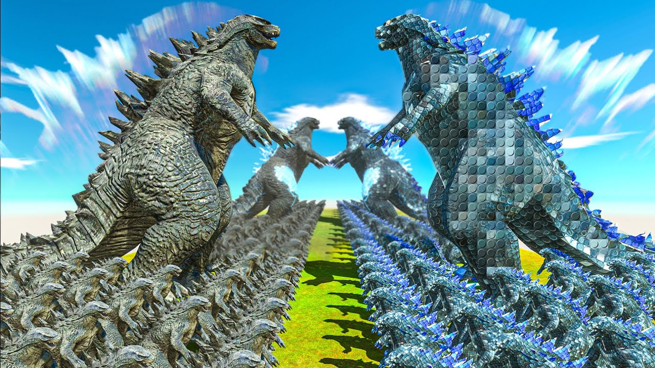 Epic Godzilla War - Growing Legendary Godzilla 2014 VS Lego Godzilla ...