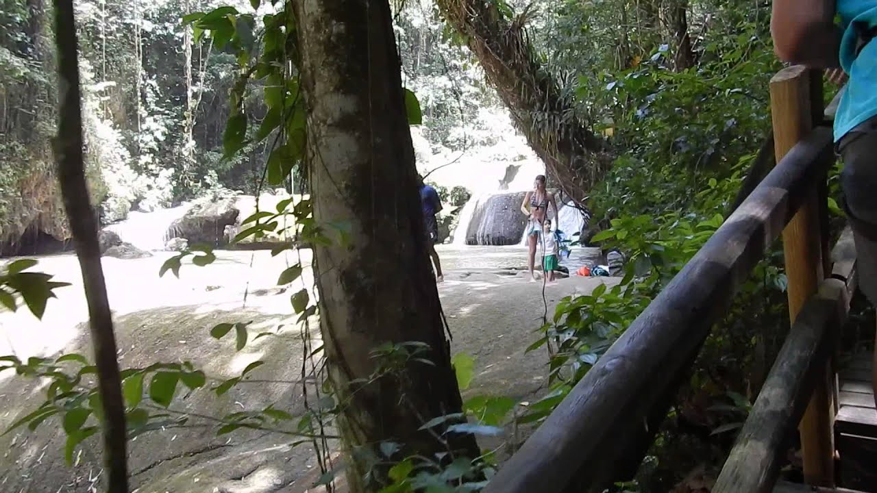 Ys falls zip line walk - YouTube