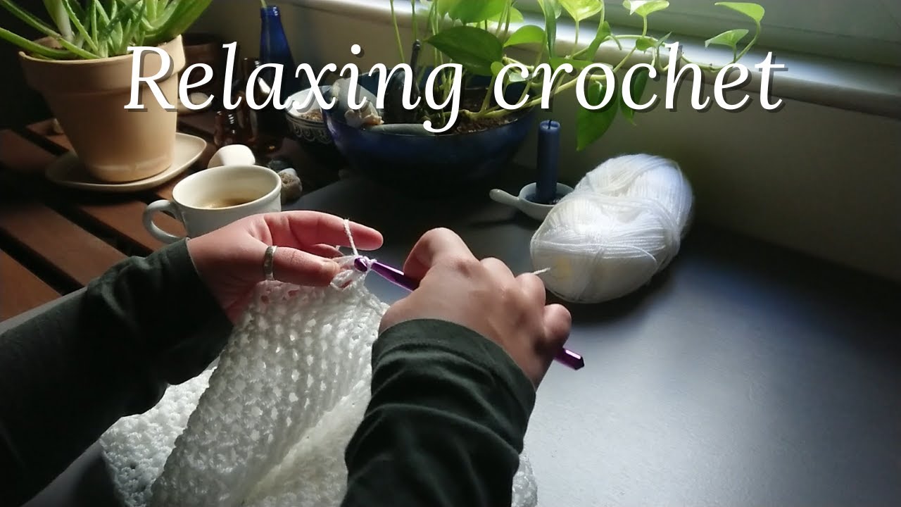 Relaxing crochet • Crochet with me • No talking - YouTube