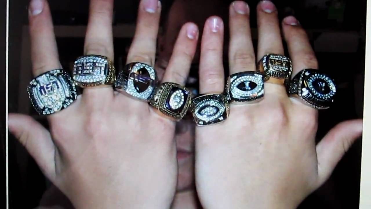 LSU Championship and Bowl Rings Since 2001 - YouTube