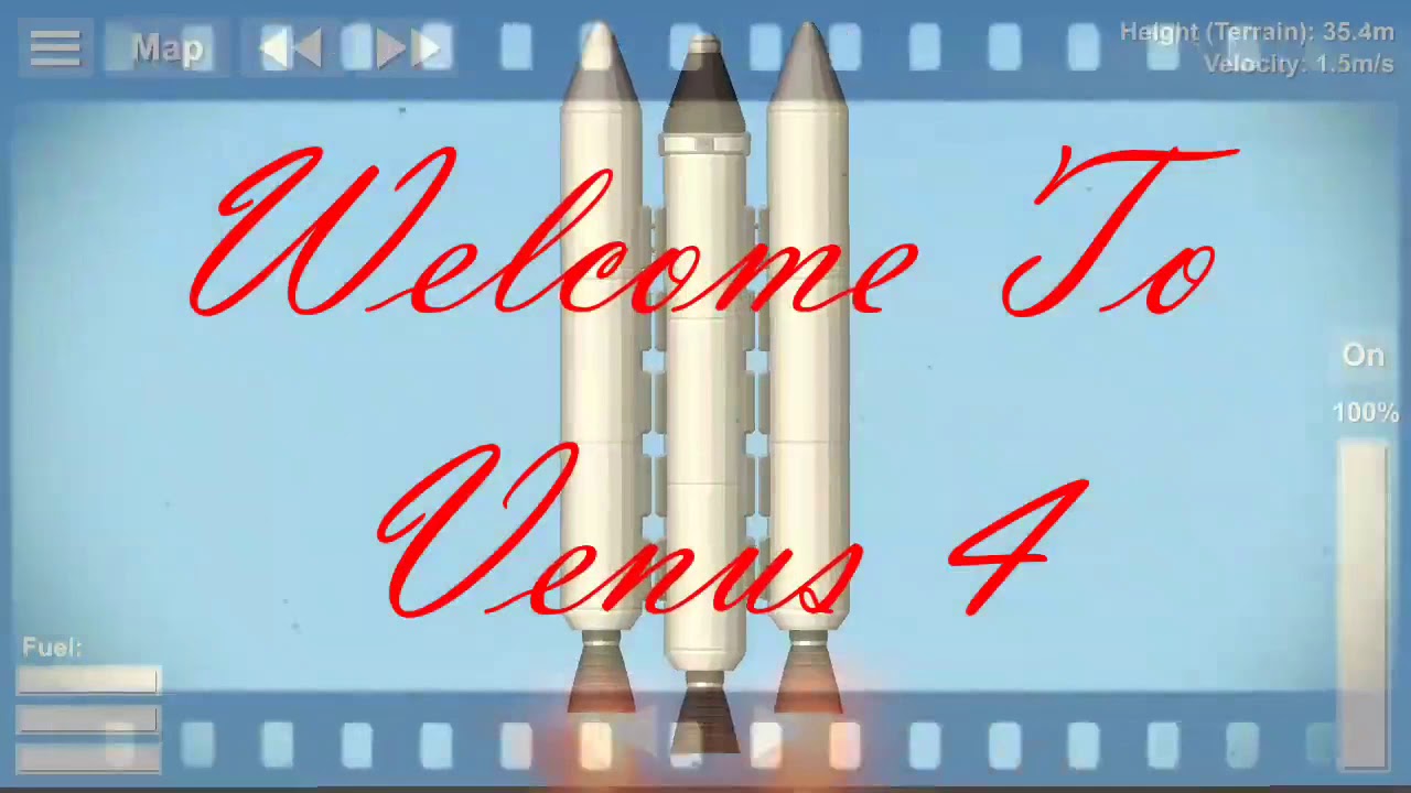 Spaceship Venus 4 Launch|Spaceflight Simulator. - YouTube