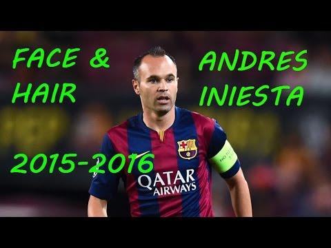 New Face & Hair-Andres Iniesta-2015-2016-Pes 2013 Pc - YouTube