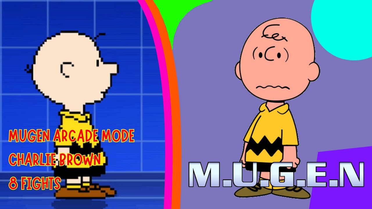 MUGEN - Charlie Brown Arcade Run (8 Fights) - YouTube