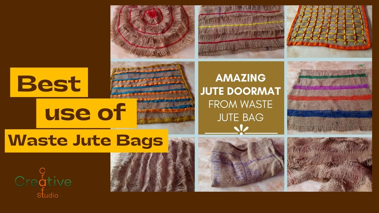 Best use of waste Jute bags at home - YouTube