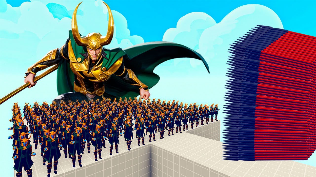100x LOKI + 1x GIANT vs 1x EVERY GOD Totally Accurate Battle Simulator ...