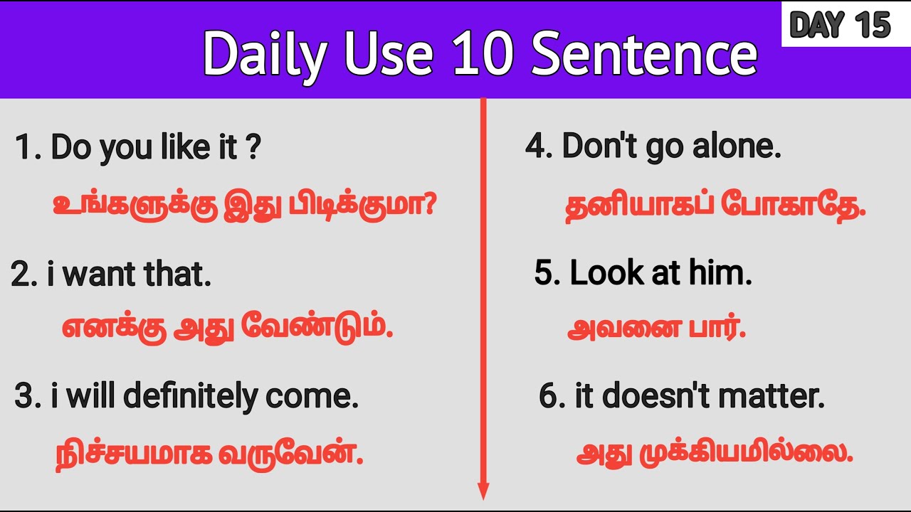 Daily usage english sentence | day 15 | spoken english# ...