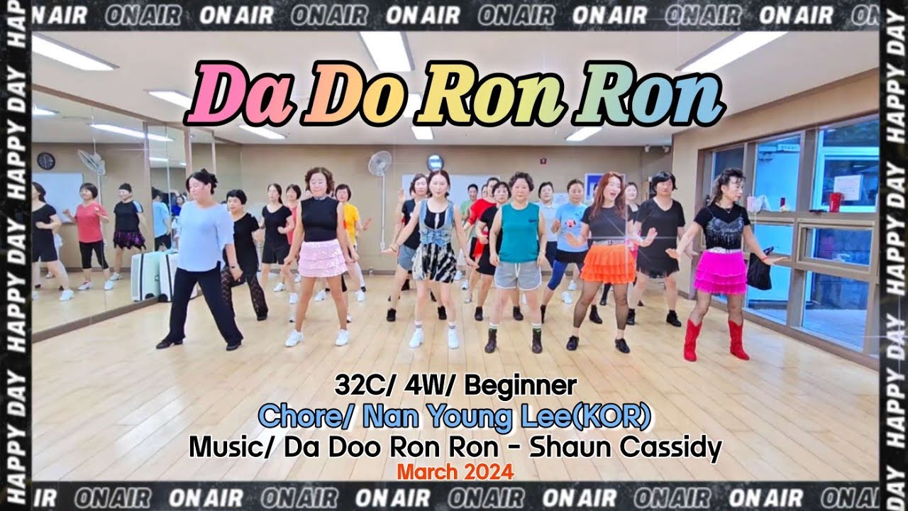 [정지현Linedance] Da Do Ron Ron/ Beginner/#댄스하러가자🎶🎶 #정라인댄스 #김해시 #장유2동 ...