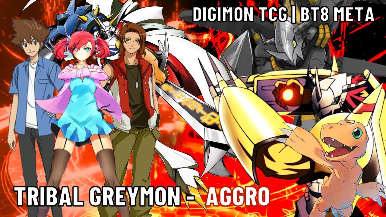 Digimon TCG | BT8 Meta | Tribal Greymon Aggro - YouTube