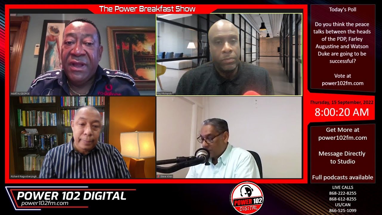 The Power Breakfast Show - Thursday Sept 15th 2022 - YouTube