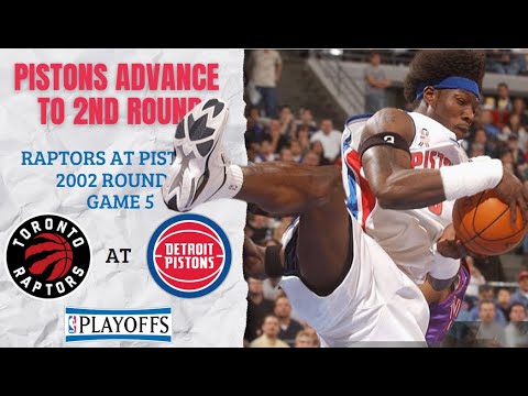 2002 Playoffs Round 1 Game 5 - Toronto Raptors at Detroit Pistons ...