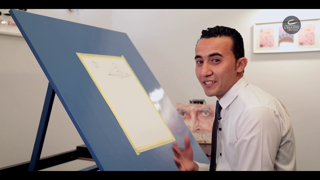 Pencil drawing ||lecture 2||creativeonlinecourses - YouTube