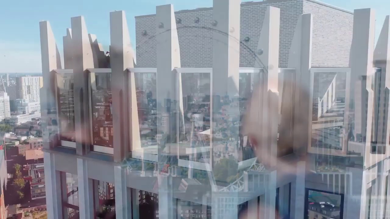 Blackfriars Circus rooftop terrace - YouTube