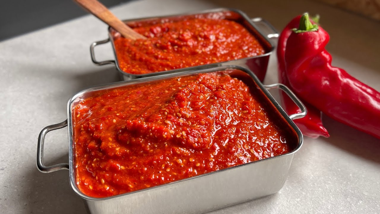 Flavourful Red Pepper Chutney In 5 Minutes ! Tasty Dip / Relish For ...