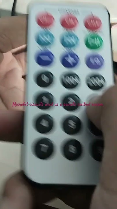 Marvellous Microbit circuit programming using Microbit as a remote control sensor #colors # ...