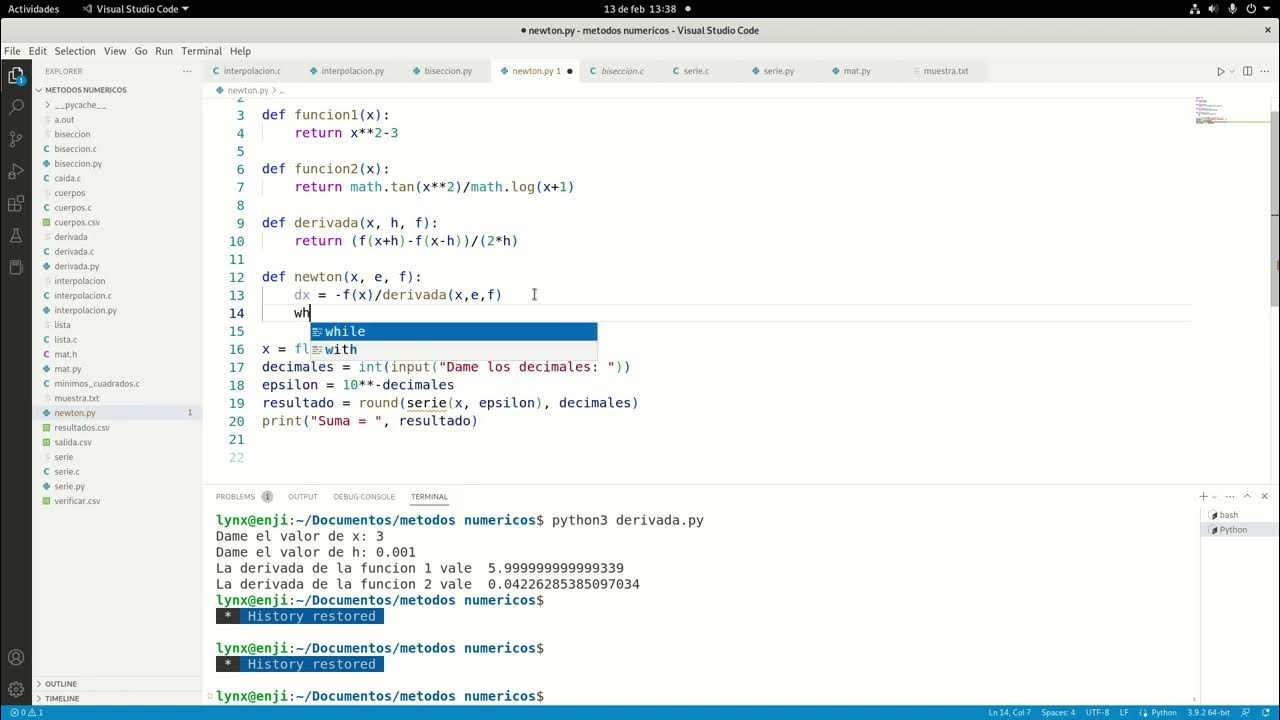 Programando el método de Newton con Python - YouTube