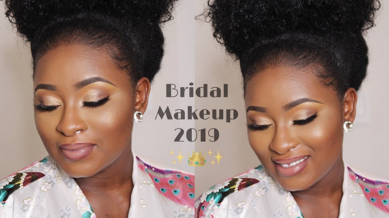 BRIDAL MAKEUP 2019 | SOFT & SUBTLE GHANAIAN BRIDAL LOOK - YouTube