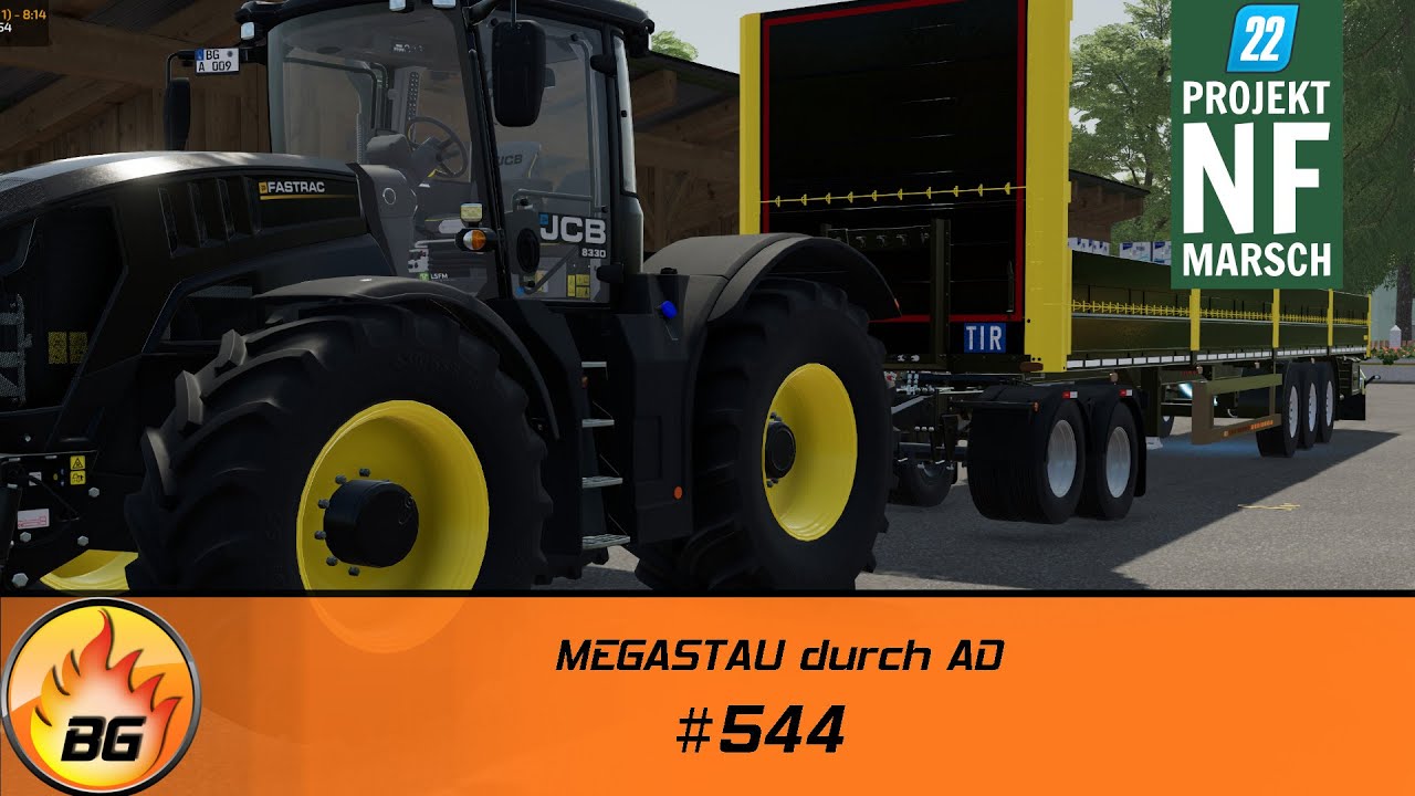 LS22 NF Marsch #544 | MEGASTAU durch AD | FARMING SIMULATOR 22 - YouTube