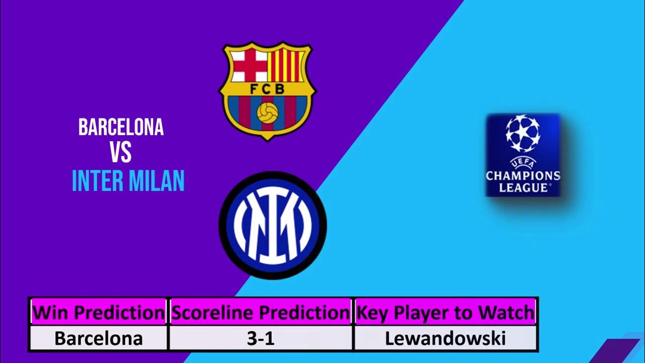 Barcelona vs Inter Milan | UCL Semi-Final Preview | Stats, Records & Tactical Insights! - YouTube