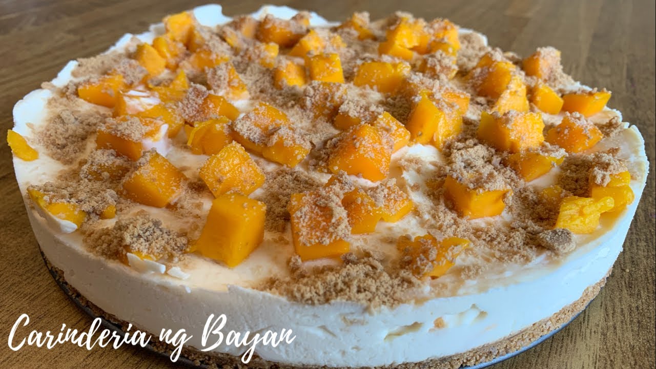 NO BAKE MANGO GRAHAM CHEESECAKE | MANGO GRAHAM RECIPE - YouTube