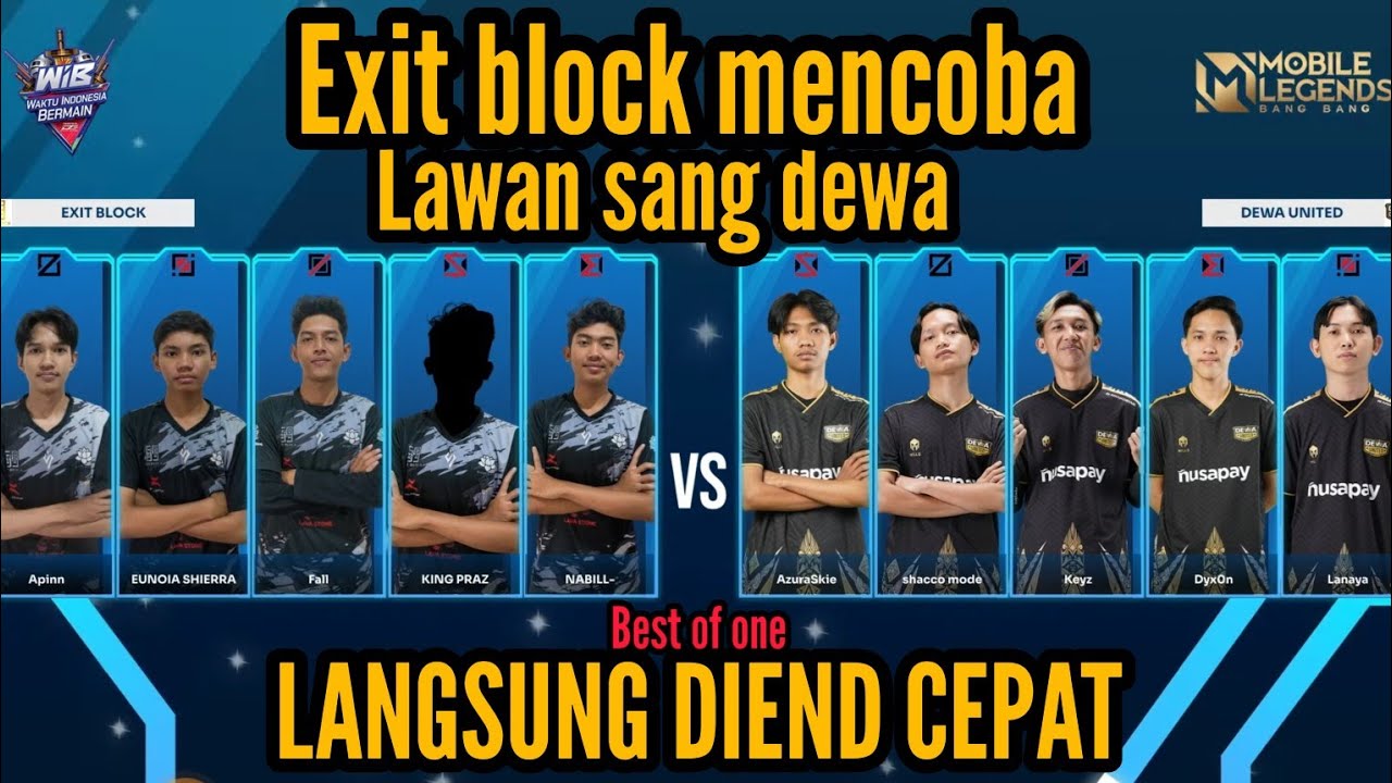 DEWA DILAWAN!!! SQUAD BARU LAWAN DEWA, AUTO MODE END CEPAT || EXIT ...