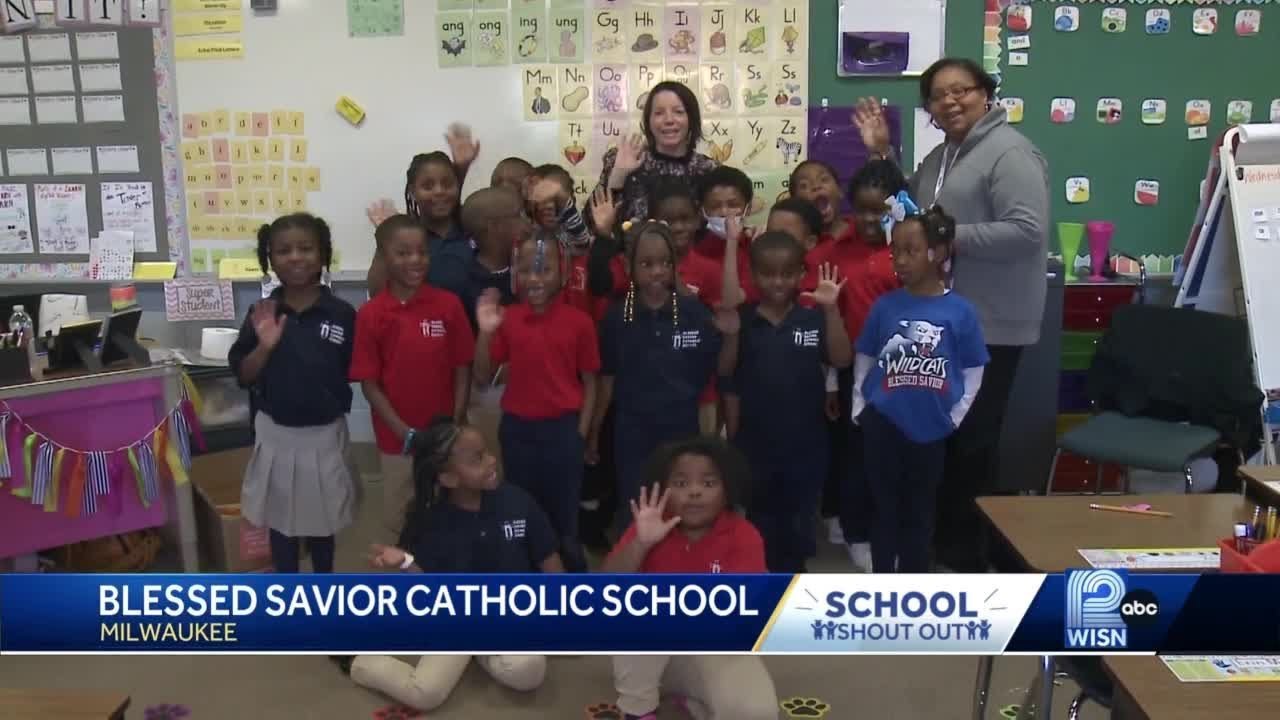 12/28 School Shout Out: Blessed Savior Catholic School - YouTube