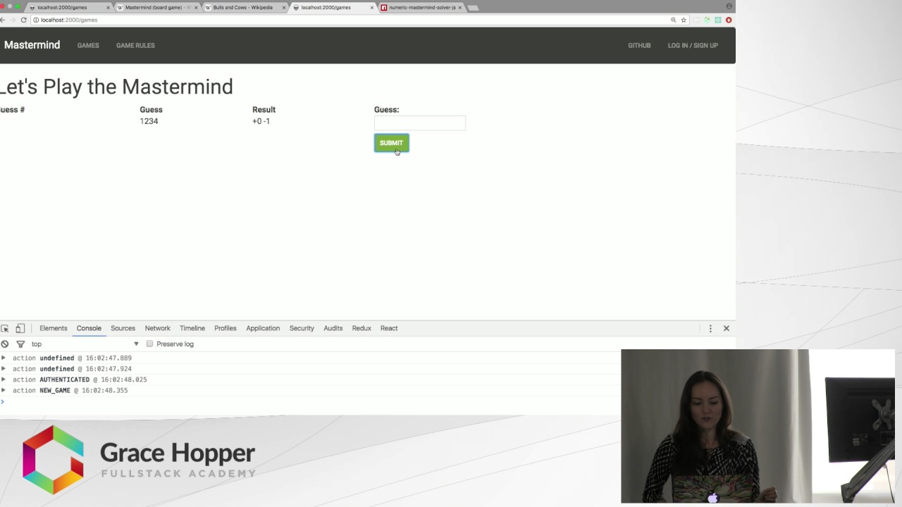 Stackathon Presentation: Mastermind with Numbers - YouTube