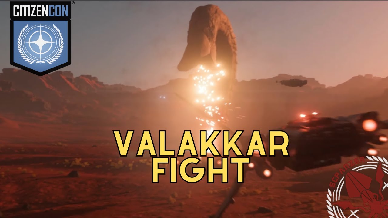 Star Citizen - Citizencon 2954 - VALAKKAR FIGHT / 4.0 PYRO MONOX - YouTube