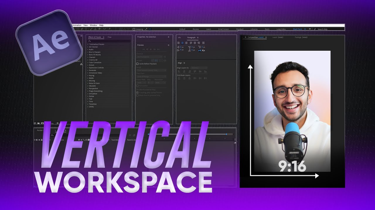 How to Customize the Vertical Workspace in After Effects | Reels ...