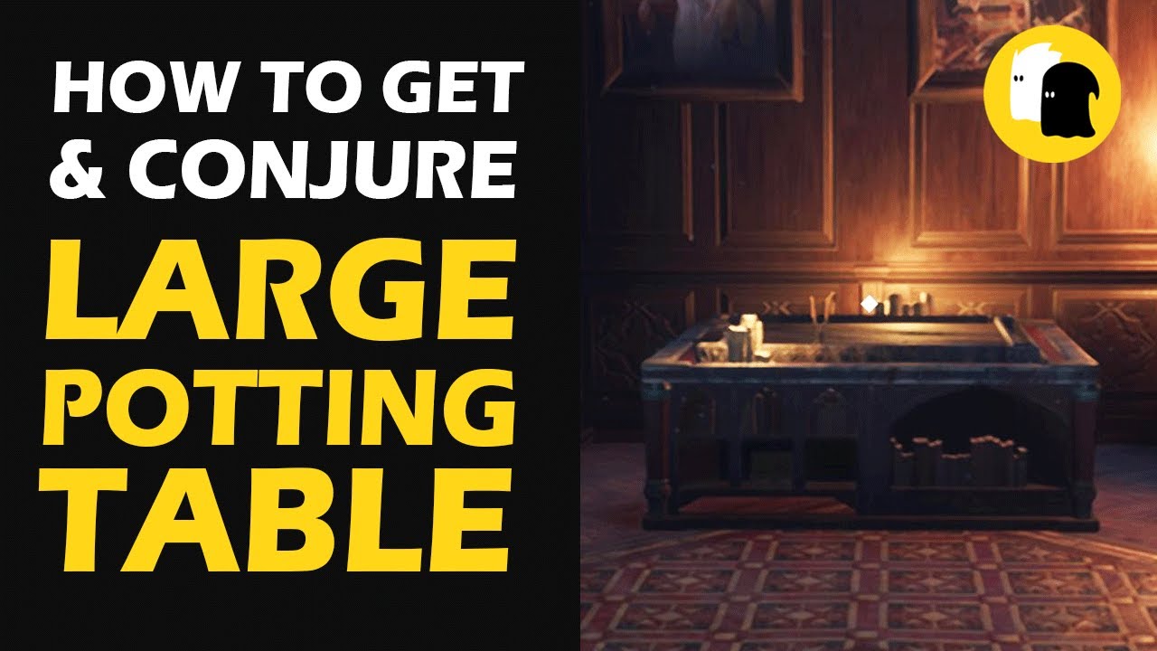 How to Get & Conjure Large Potting Table in Hogwarts Legacy - YouTube