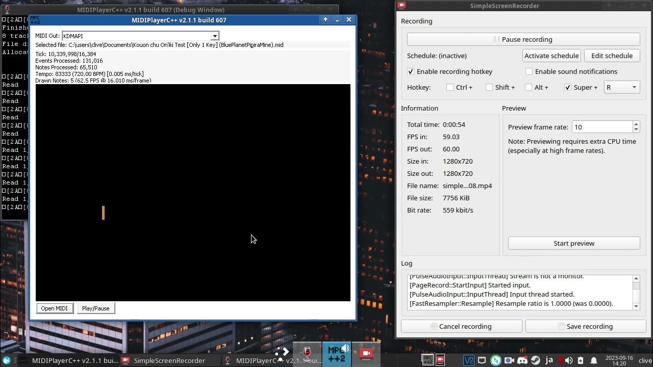 i did realtime midi audio on OmniMIDI and MIDIPlayerC2 - YouTube