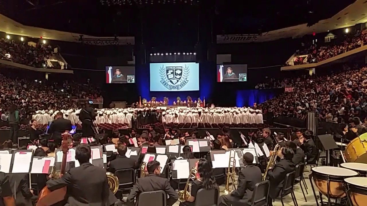 Cypress Ridge HS class 2017 graduation - YouTube