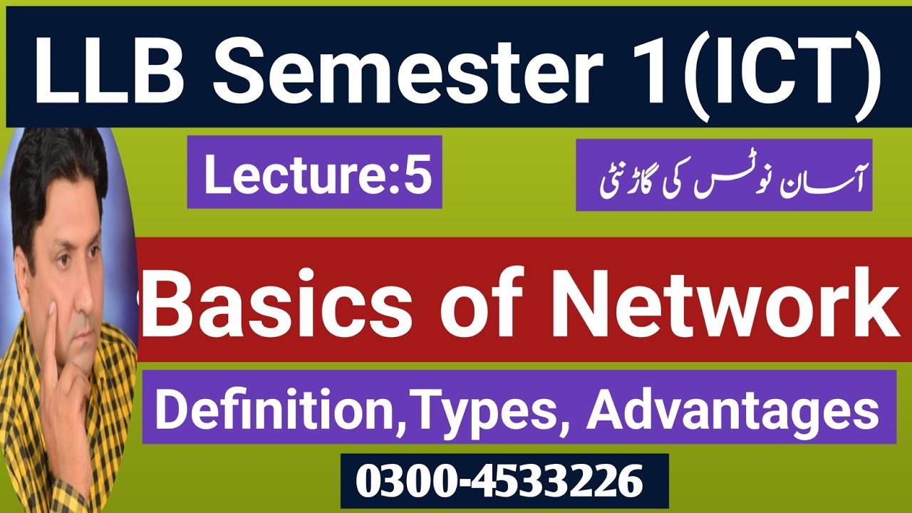 Llb Semester 1 ICT| Basics of Network| Definition,Types, Advantages of ...