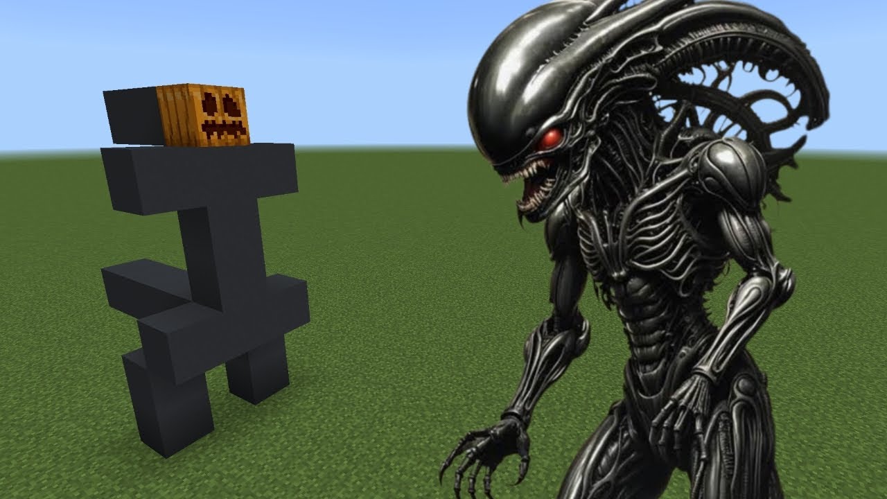 Xenomorph Alien Addon In Minecraft PE - YouTube