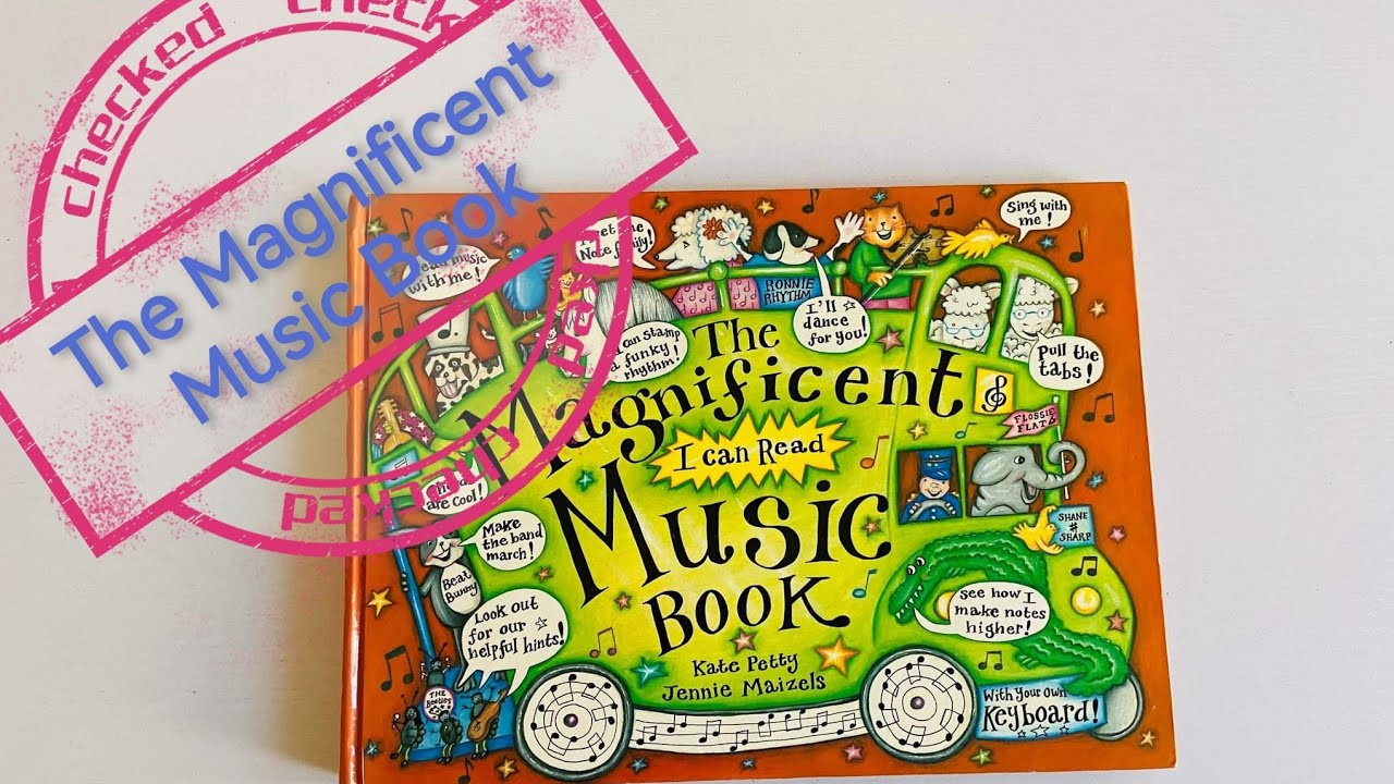 The Magnificent Music Book Amazing pop up 3D book about music, notes ...