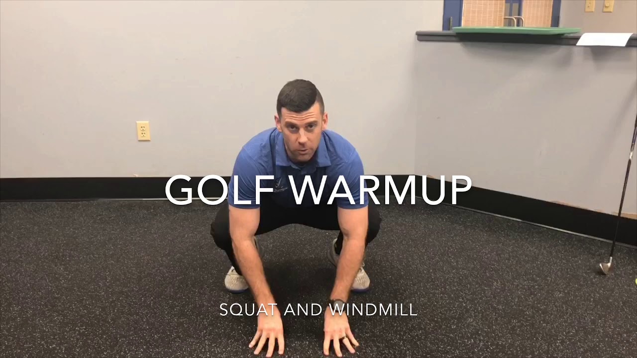 Golf Warmup - Squats - YouTube