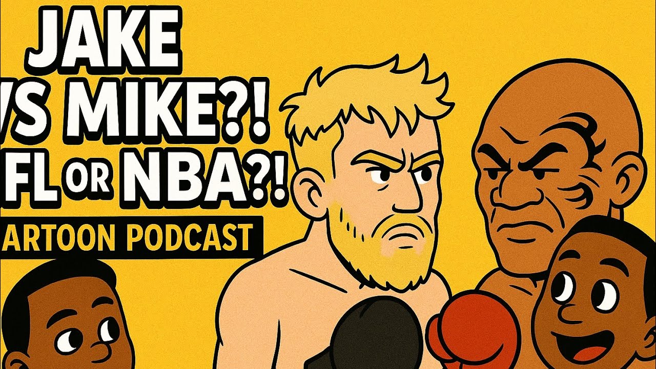 EP.1 Jake Vs Mike/NFL/NBA +MORE(CARTOON PODCAST) - YouTube