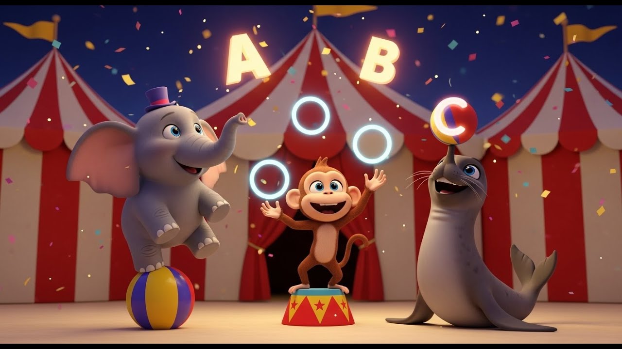 ABC Circus Fun 🎪🎉 | Learn Alphabet for Kids | Fun Circus ABC Song - YouTube