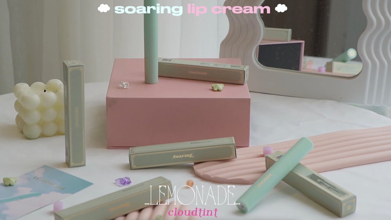 review & swatch | lemonade soaring lip cream - cloud tint☁️ chất son ...