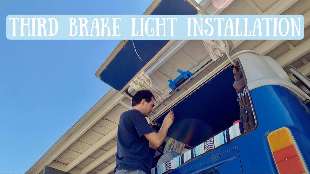 Installing a Third Brake Light on a VW Bus - YouTube
