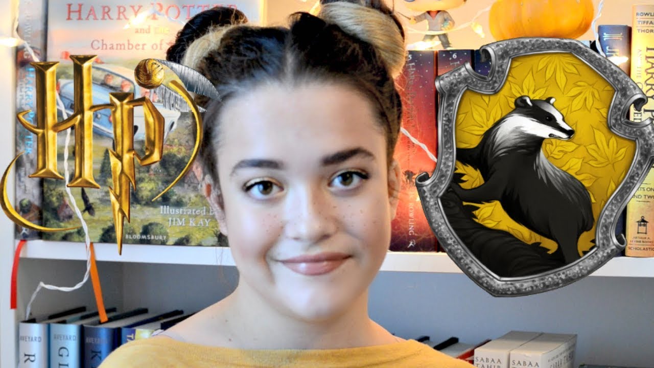 Hufflepuff Makeup l HARRY POTTER MAKEUP SERIES - YouTube