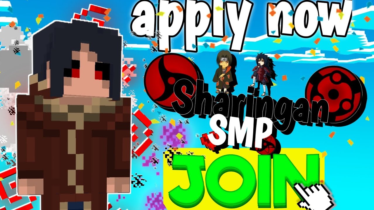 you can join sharingan smp | lifesteal smp | private YouTubers smp ...