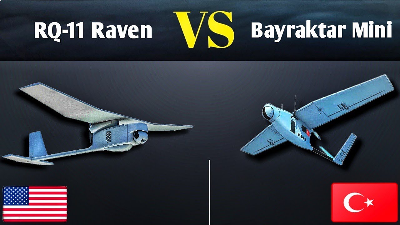 Turkish Bayraktar Mini UAV VS American RQ-11 Raven UAV (Drone) - YouTube