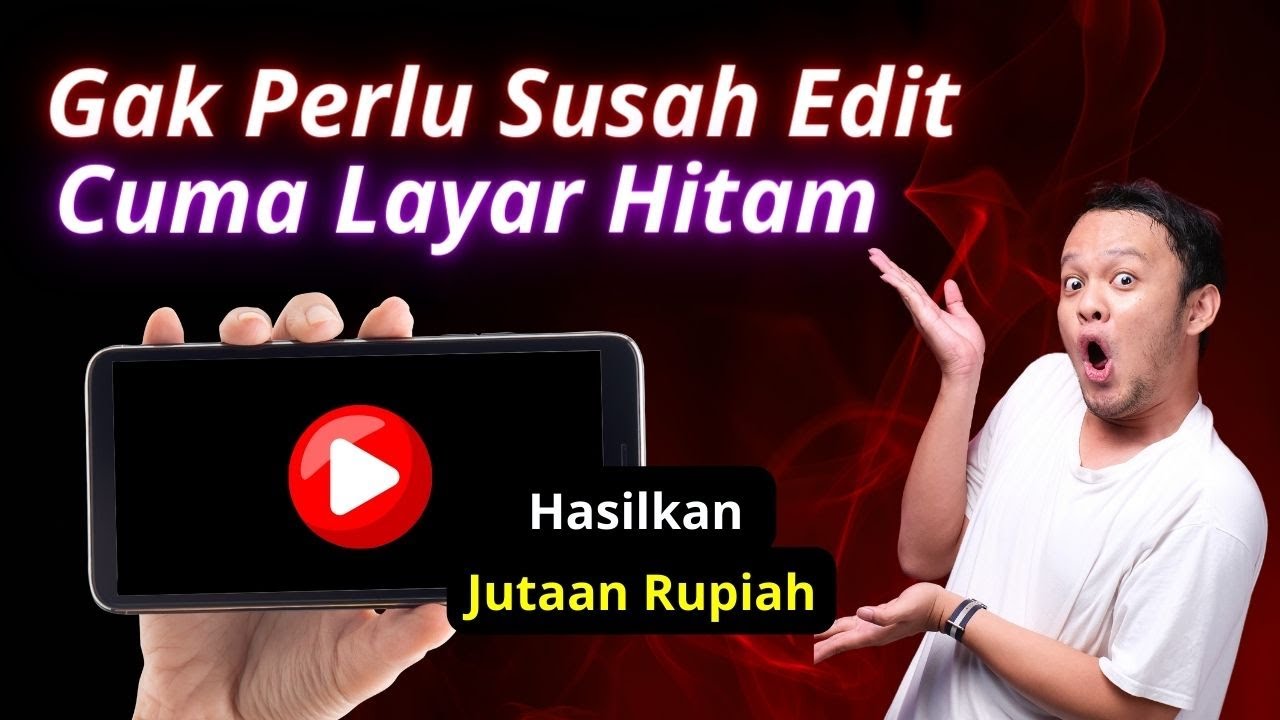 GAK USAH EDIT VIDEO, Cuma Layar Hitam Rekam Suara Orang Peluang Jutaan ...