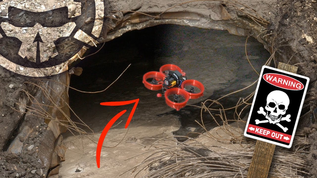 Drone Flies UNDERGROUND PIPE Inspection *risky* - YouTube