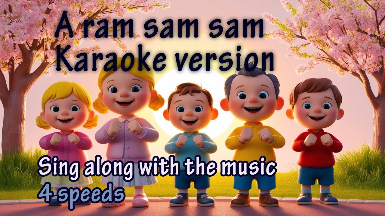 a ram sam sam karaoke - YouTube