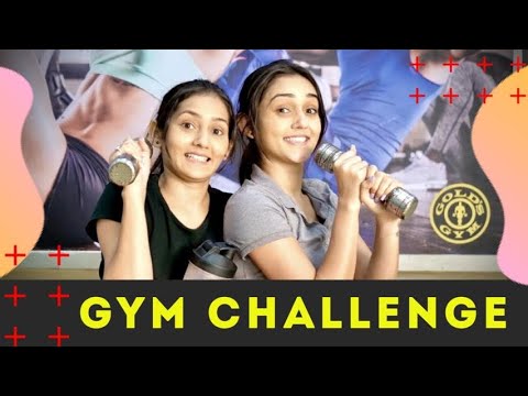 Gym Challenge with Sharma Sisters | Tanya Sharma | Kritika Sharma - YouTube