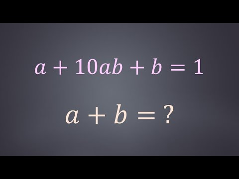 A wonderful Algebra question| Preparation 2022 2023 AMC BMO UKMT AIMO ...