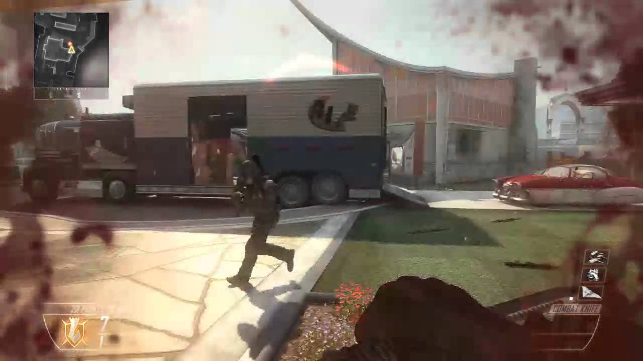 Messing around with bots on BO2(knifing and tomahawking) - YouTube