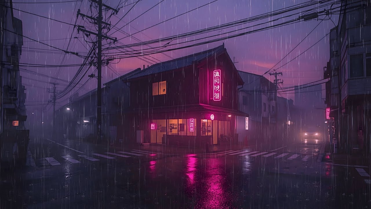 Nostalgic Rain Café — Retro Lofi Music to Help You Study Better - YouTube