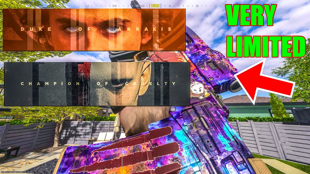 How To Unlock Very Limited Dune Part 2 Calling Cards In MW3 - YouTube